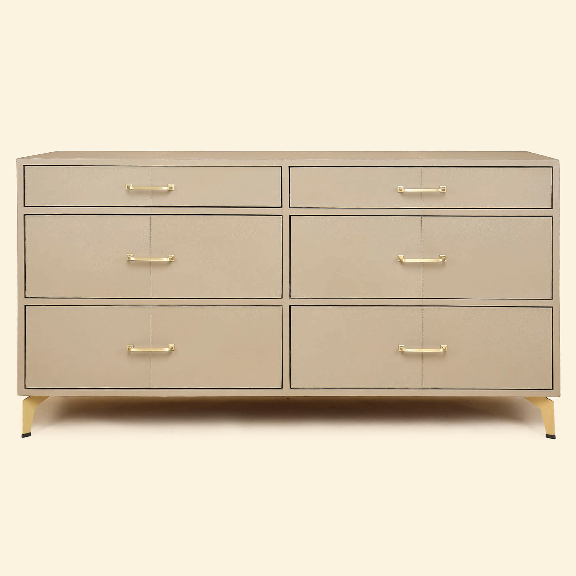 Chest of Six Drawers - Taupe