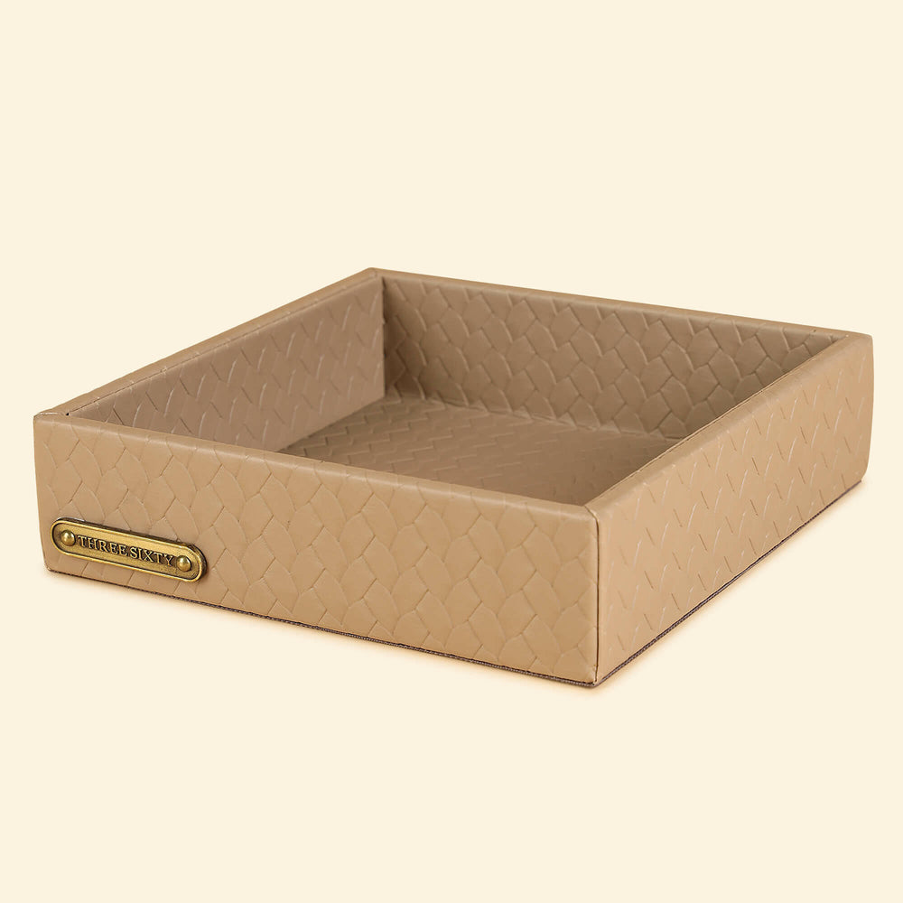 Entwine Small Tray Beige