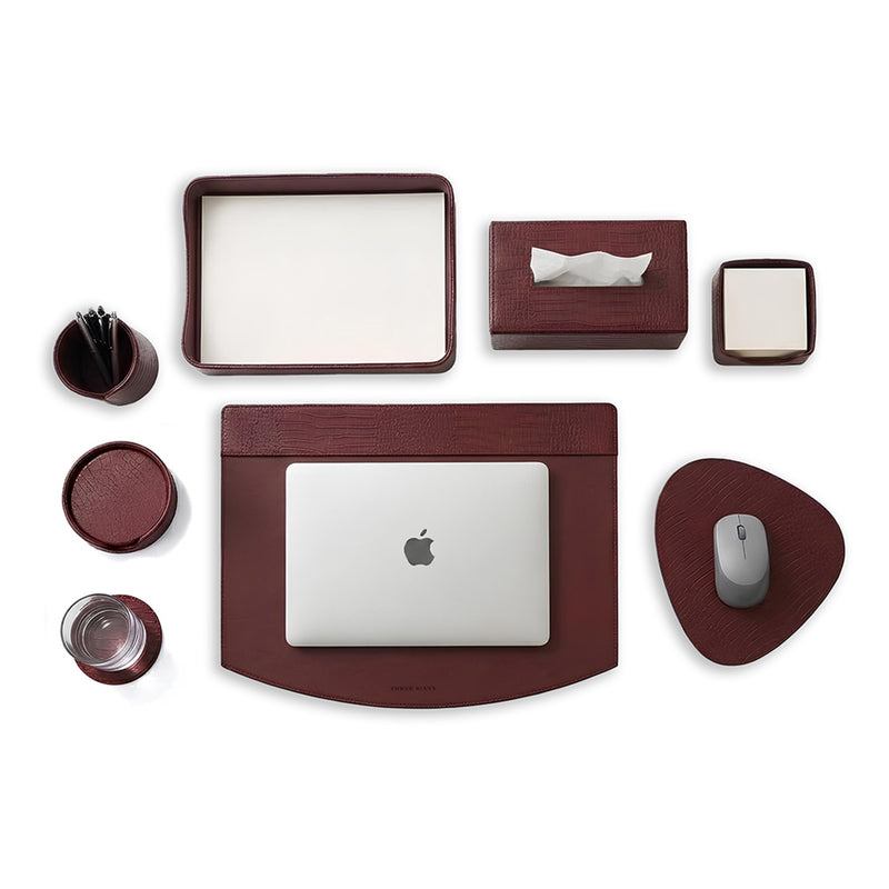 Buy Sterling Desktop Accessories Set Maroon Online India - Three Sixty ...