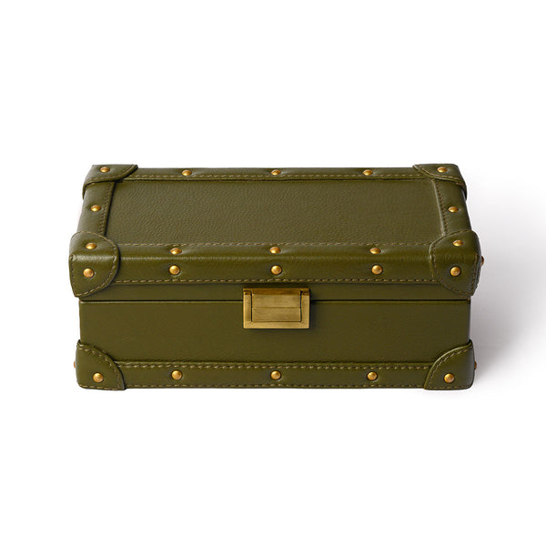 Buy Trunke Keepsake Box Green Stylish Memory Organizer Online - Three ...